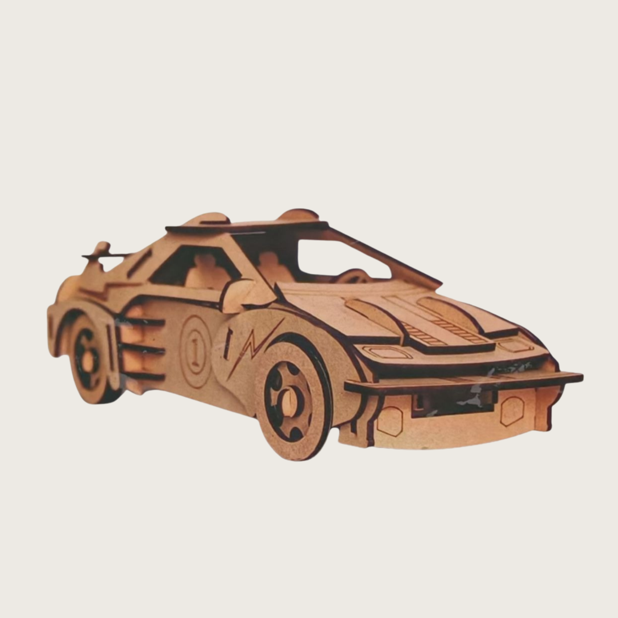 3D Wooden Puzzle Racing Car Formula 1